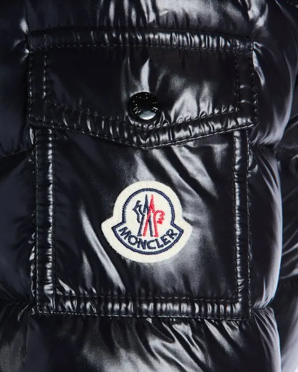 Moncler Bady Slim Short Down Jacket - Black Shine
