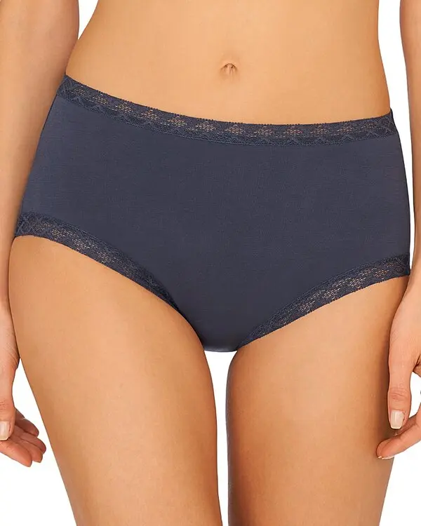 Natori Bliss Full Briefs - Ash Navy