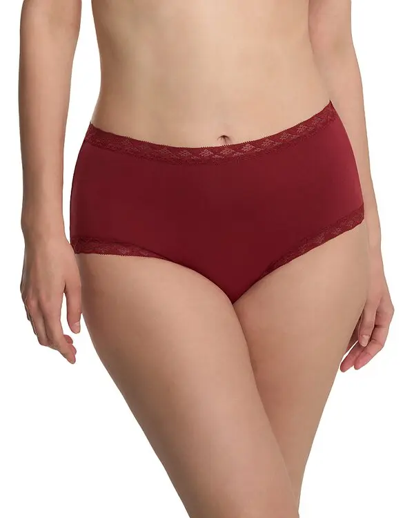 Natori Bliss Full Briefs - Dark Red