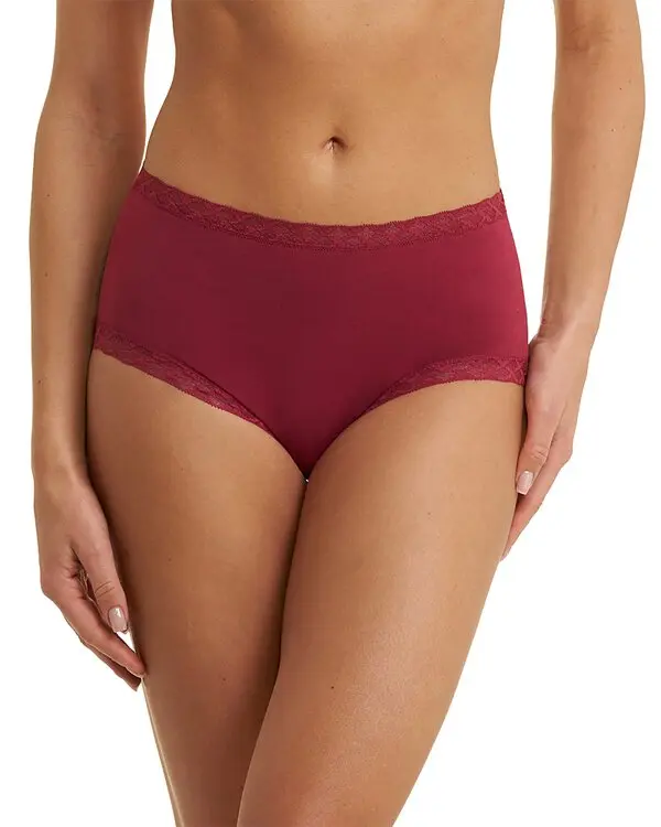 Natori Bliss Full Briefs - Deep Rouge