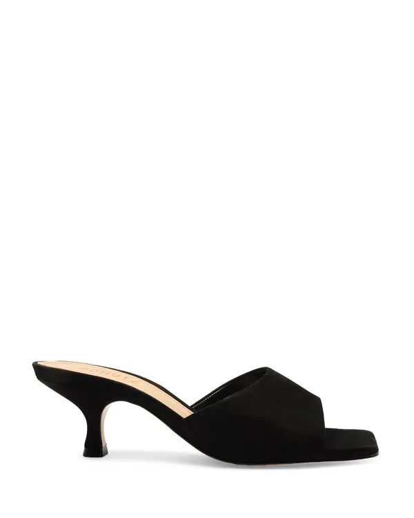 Schutz Dethalia Slip On High Heel Sandals - Black