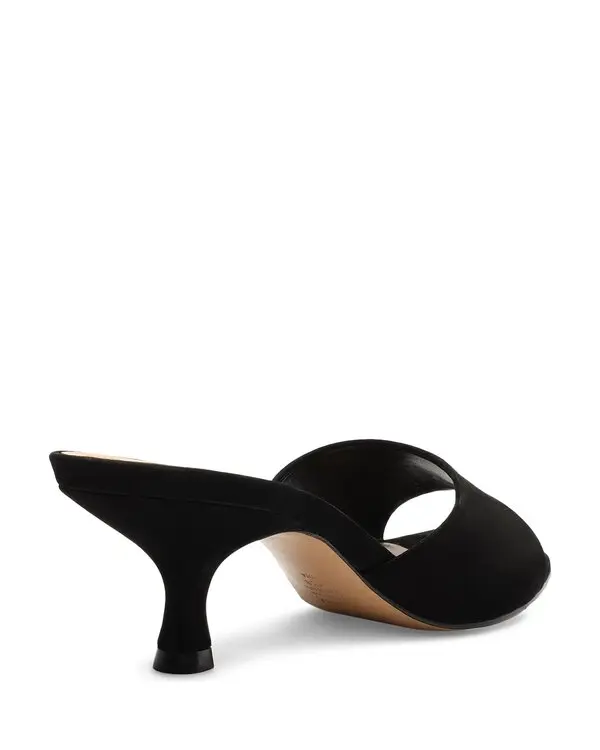 Schutz Dethalia Slip On High Heel Sandals - Black