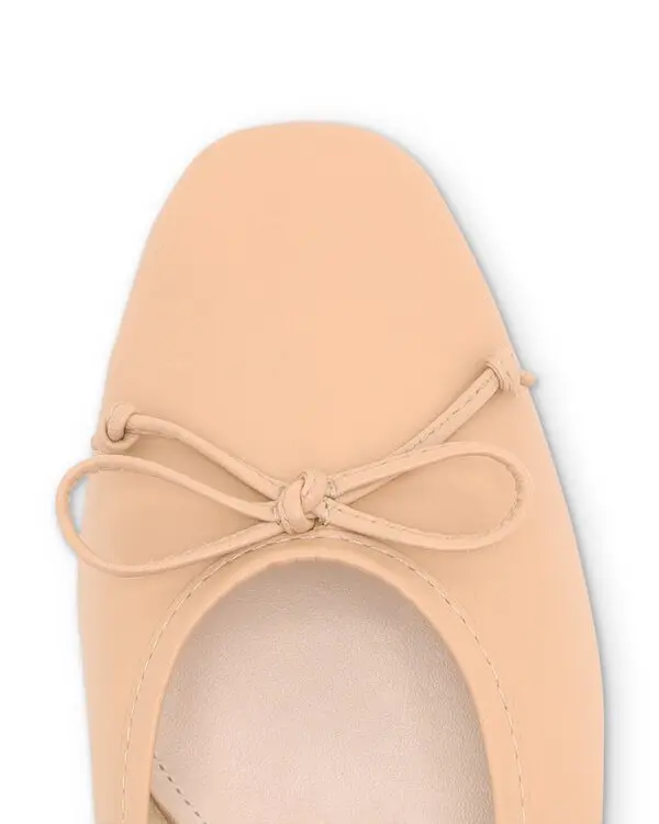 Schutz Arissa Slip-on Flats - Honey Beige Leather
