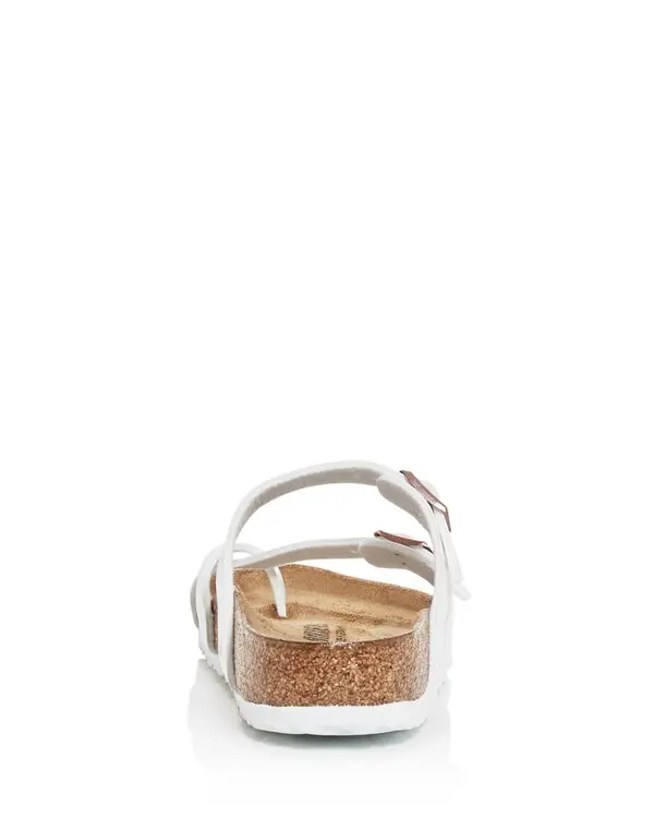 BIRKENSTOCK Mayari Buckled Slide Sandals - White