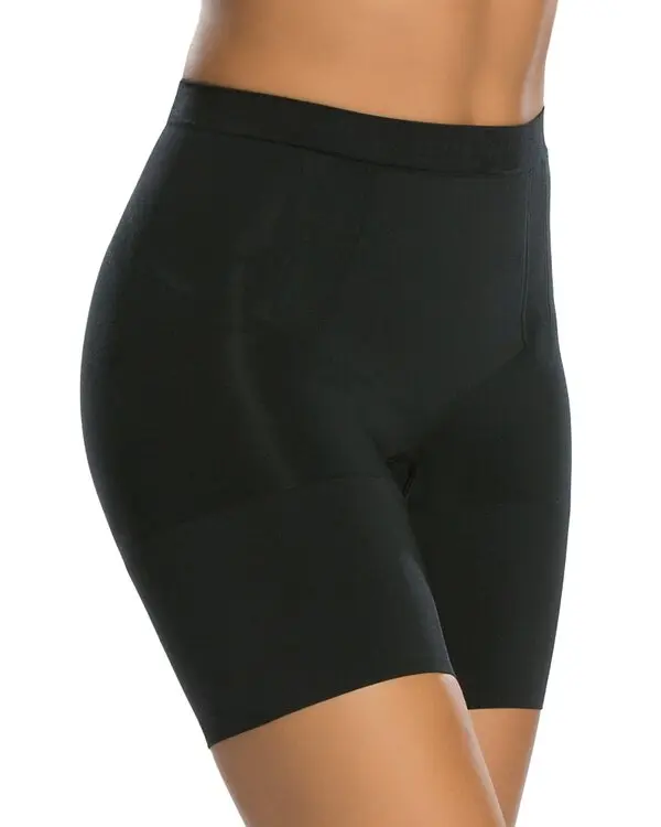 Spanx Oncore Mid-thigh Shorts - Very Black