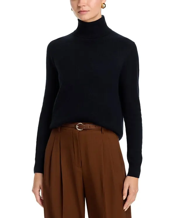 Bloomingdale'S Cashmere Turtleneck Sweater - Black