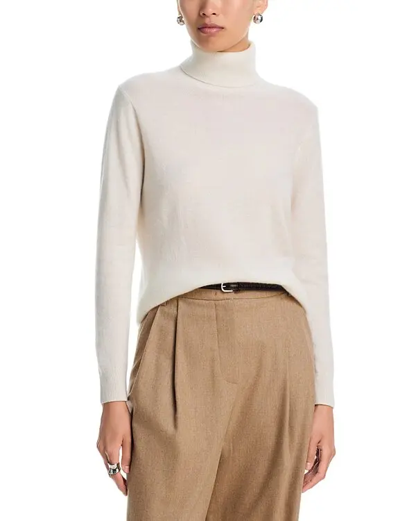 Bloomingdale'S Cashmere Turtleneck Sweater - Ivory
