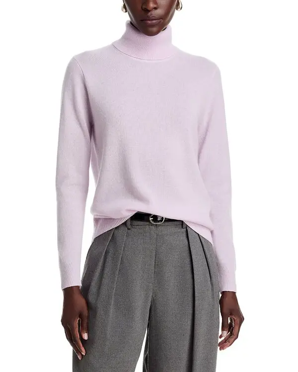 Bloomingdale'S Cashmere Turtleneck Sweater - Light Lilac