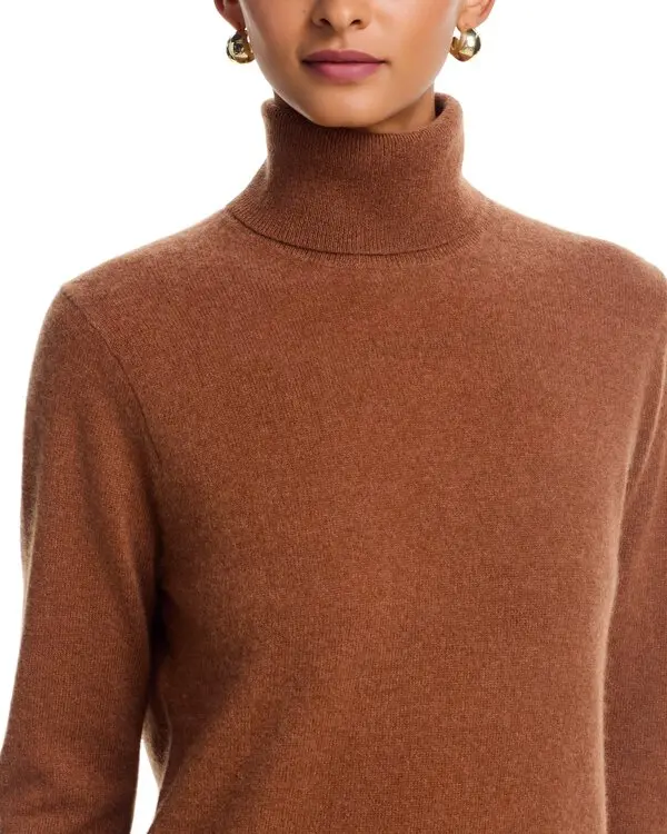 Bloomingdale'S Cashmere Turtleneck Sweater - Nutmeg