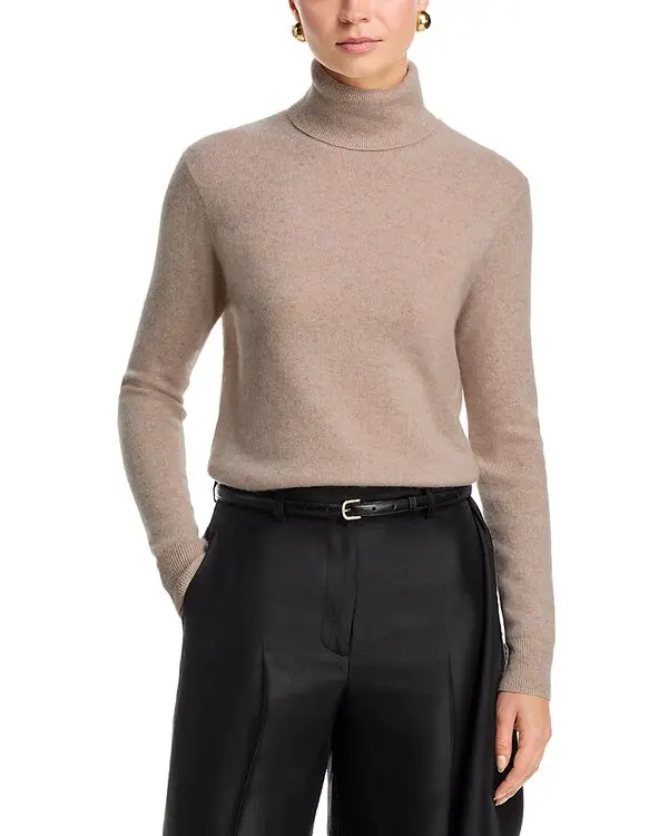 Bloomingdale'S Cashmere Turtleneck Sweater - Sesame