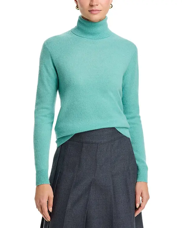 Bloomingdale'S Cashmere Turtleneck Sweater - Succulent