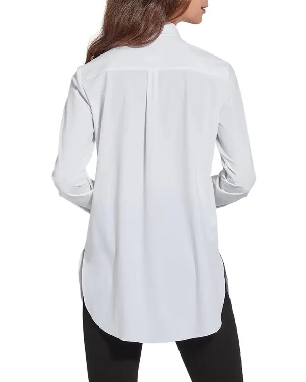 Lyssé Schiffer Long Sleeve Button Down Top - White