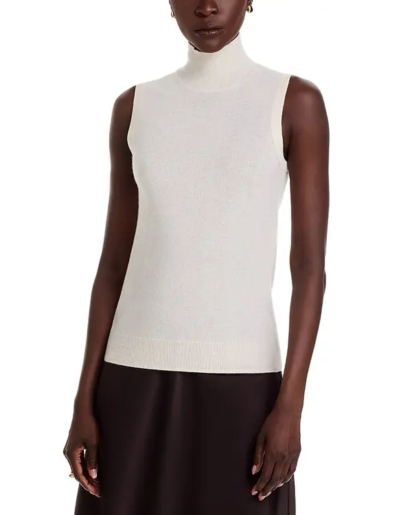 Bloomingdale'S C Exclusive Sleeveless Cashmere Sweater - Ivory