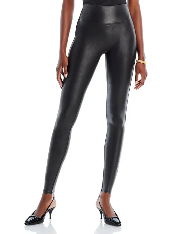 Spanx Shape Faux Leather Leggings