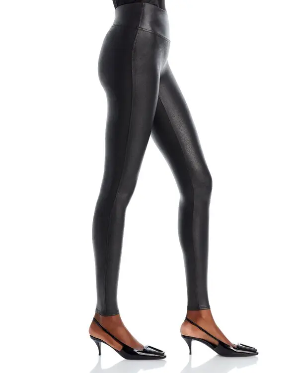 Spanx Shape Faux Leather Leggings