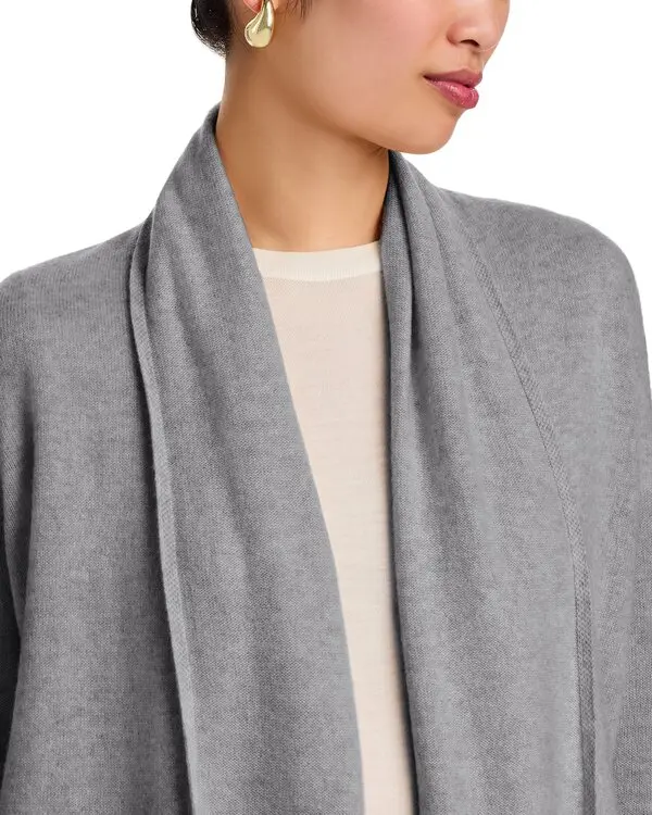 Bloomingdale'S Cashmere Open-front Cardigan - Medium Gray
