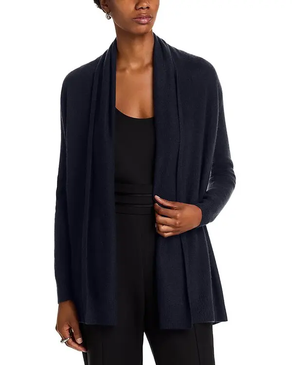 Bloomingdale'S Cashmere Open-front Cardigan - Navy