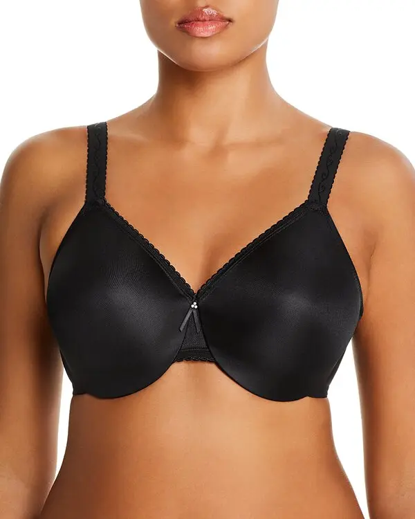 Wacoal Simple Shaping Full Coverage Underwire Minimizer Bra - Black