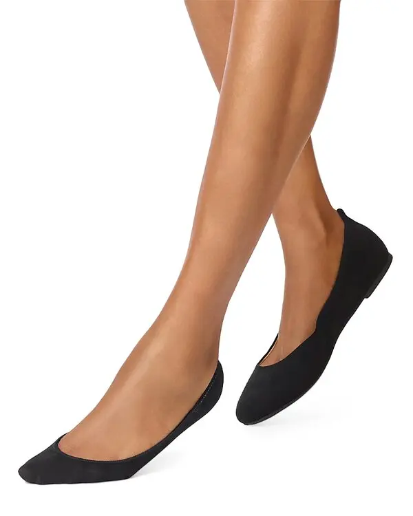 Hue Perfectly Bare Hidden Liner Socks - Black