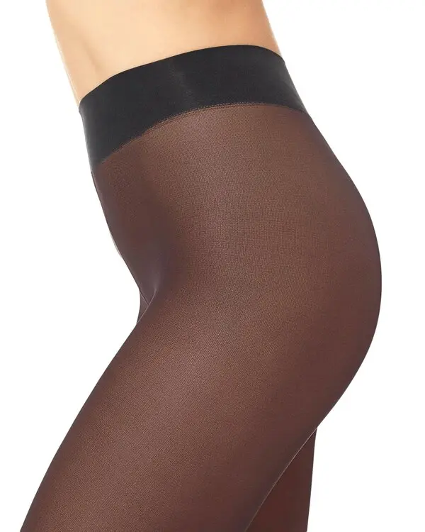 Hue Opaque Sheer Tights - Black