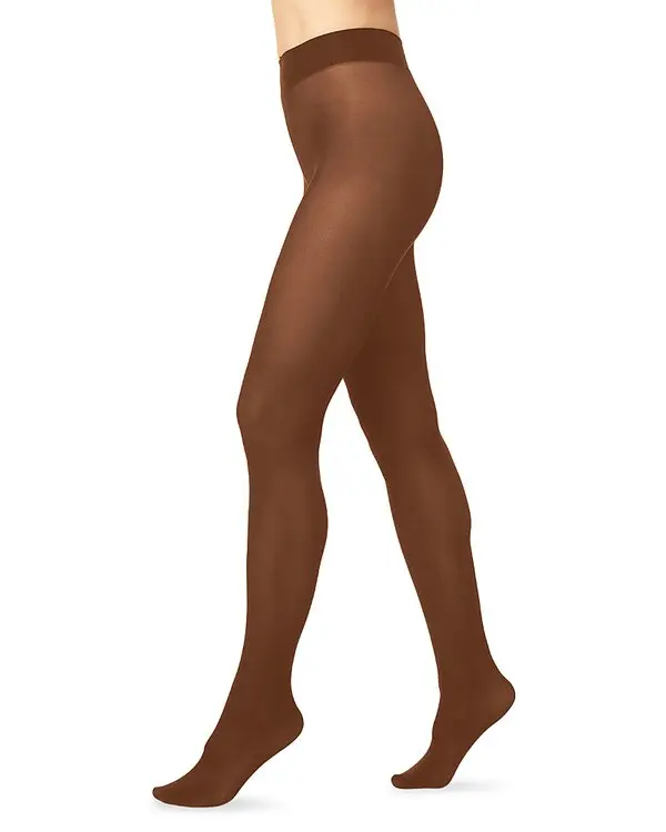 Hue Opaque Sheer Tights - Cocoa