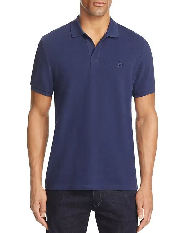 Vilebrequin Cotton Pique Regular Fit Polo - Navy