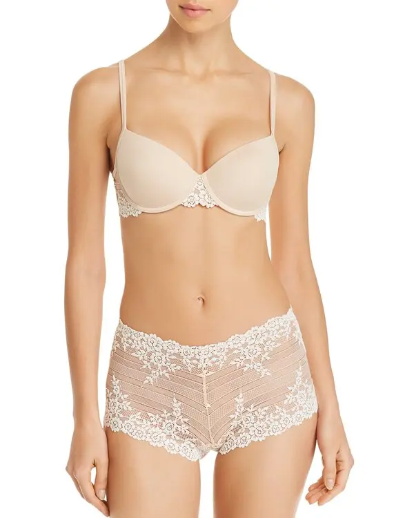 Wacoal Embrace Lace Petite Push-up Bra - Sand