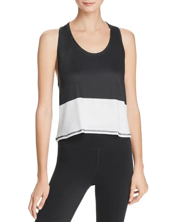 EVERLAST Color-block Cropped Tank