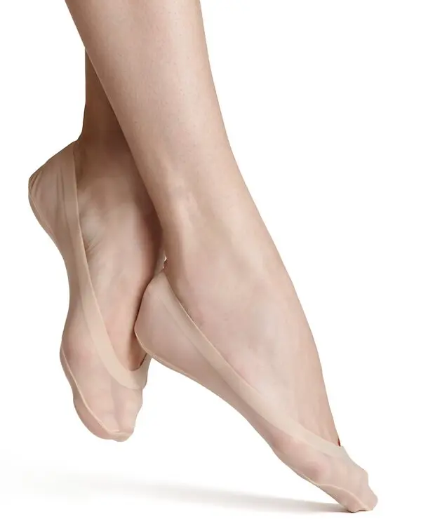 Hue Perfect Edge Liner Socks - Natural