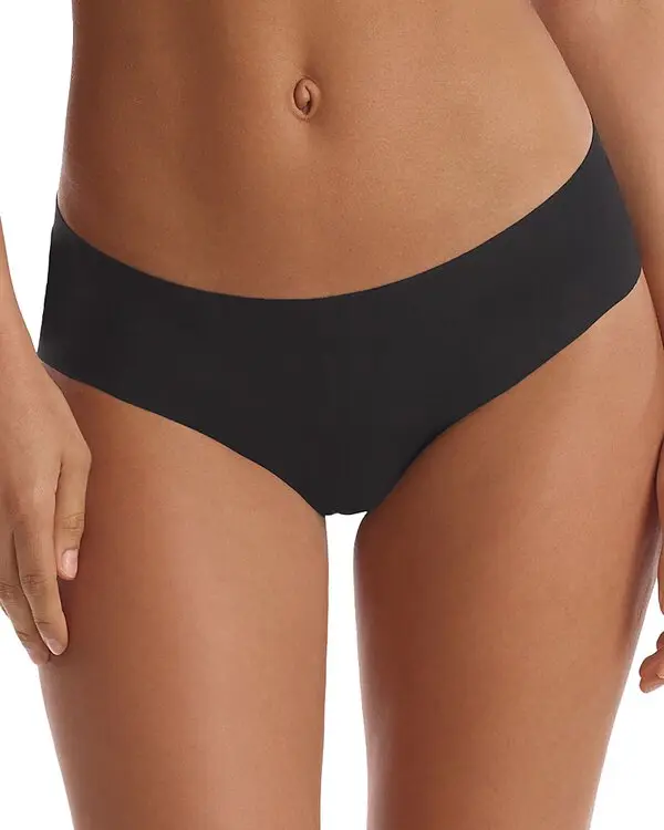 Commando Technical Cotton-blend Bikini Bottom - Black