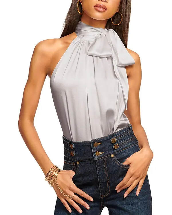 Ramy Brook Lori Silk-blend Draped Top
