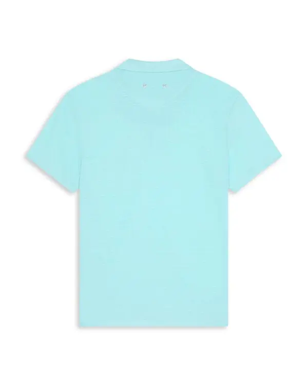 Vilebrequin Regular Fit Short Sleeve Linen Polo Shirt - Oxygene