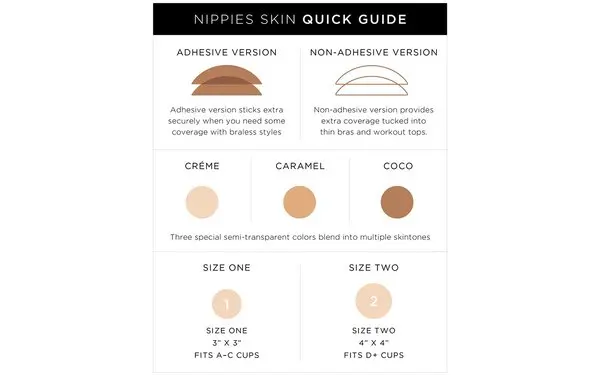 NIPPIES Skin Adhesive Petals - Coco