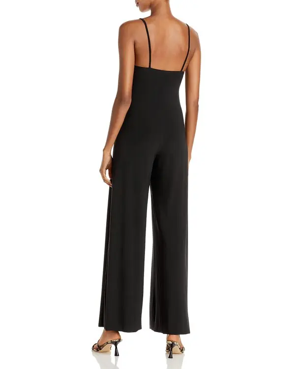 Norma Kamali Slip Wide Leg Jumpsuit