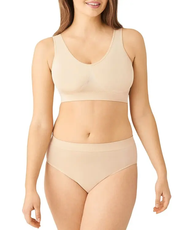 Wacoal B. Smooth Wireless Padded Bralette - Sand