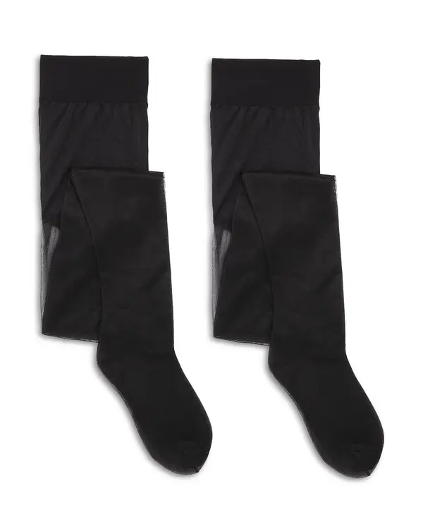 Natori Crystal Sheer Tights - Black