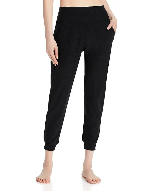 Beyond Yoga Spacedye Midi Jogger - Darkest Night
