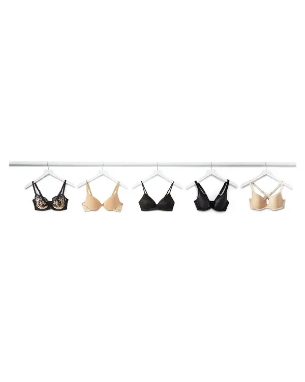 Simone Perele Saga Lace Mesh Demi Bra - Black