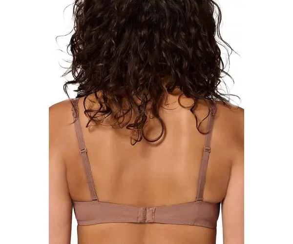 Simone Perele Saga Lace Mesh Demi Bra - Tender Brown