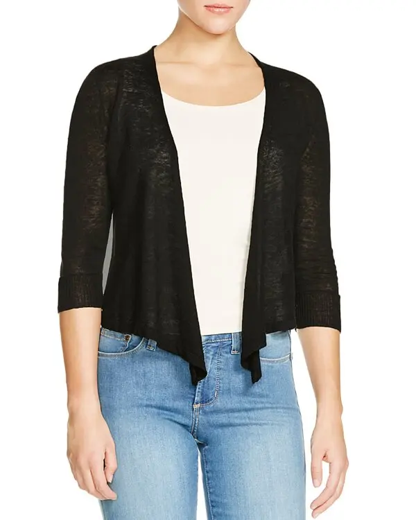 NIC+ZOE Lightweight Four-way Cardigan - Black Onyx