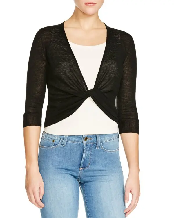 NIC+ZOE Lightweight Four-way Cardigan - Black Onyx