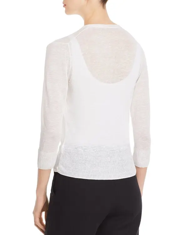 NIC+ZOE Lightweight Four-way Cardigan - Paper White