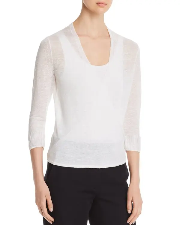 NIC+ZOE Lightweight Four-way Cardigan - Paper White