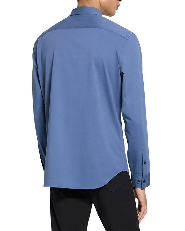 Theory Sylvain Shirt In Structure Knit - Bering