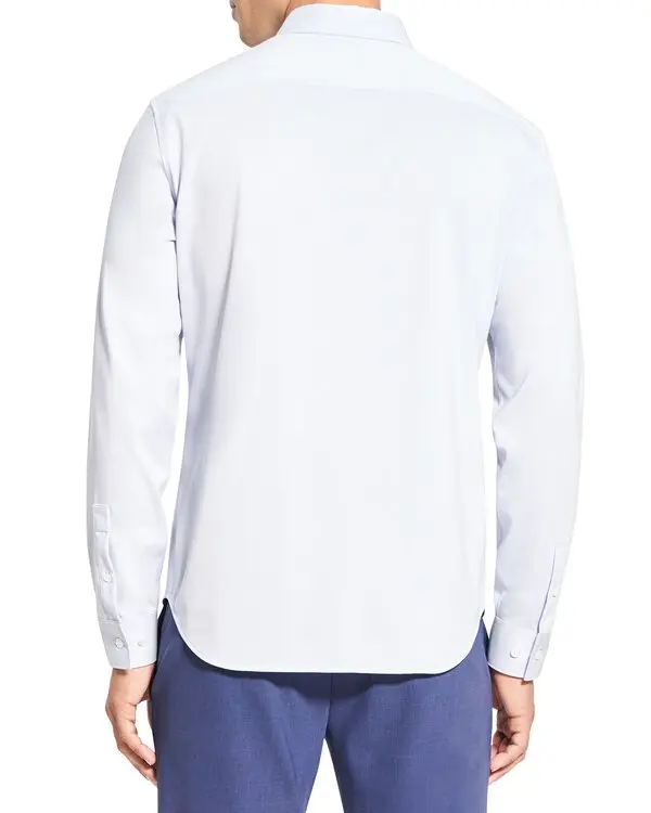 Theory Sylvain Shirt In Structure Knit - Olympic