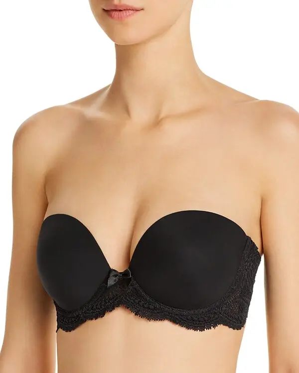 Simone Perele Caresse Strapless Underwire Bra - Black