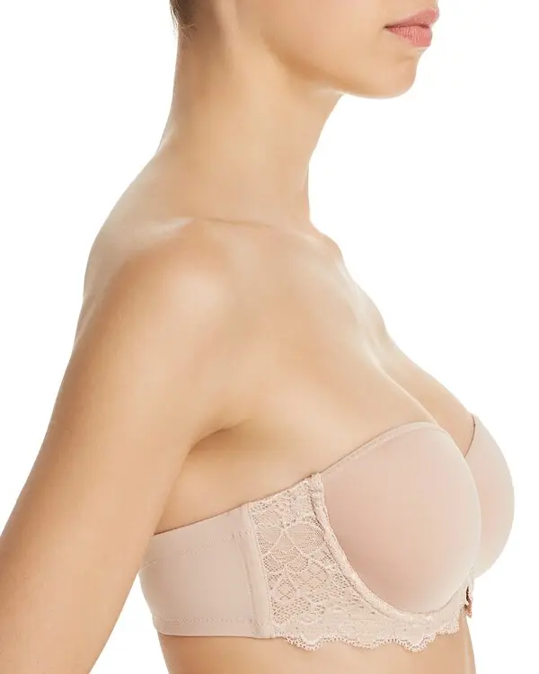 Simone Perele Caresse Strapless Underwire Bra - Peau Rose