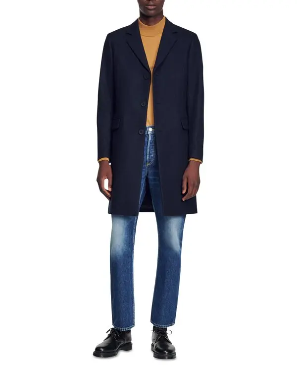Sandro Apollo Wool Topcoat