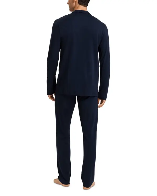 Hanro Night & Day Pajama Set - Deep Navy