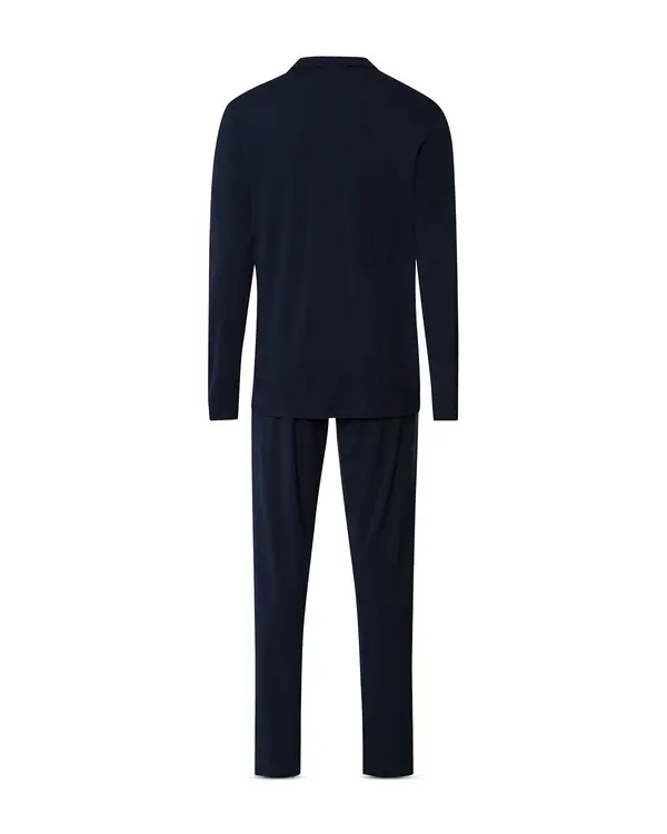 Hanro Night & Day Pajama Set - Deep Navy